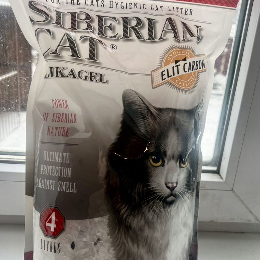 Селикогеликатный наполнитель siberian 4 литра