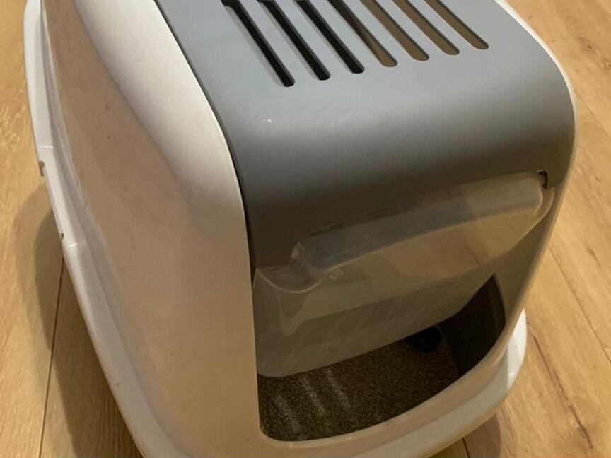 Кошачий лоток закрытый