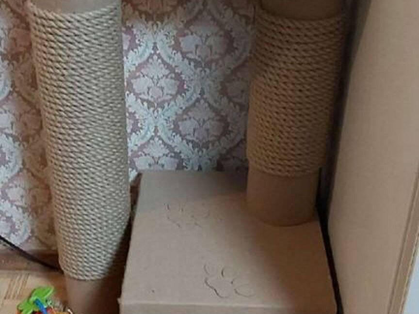 Когтеточка домик для кошки