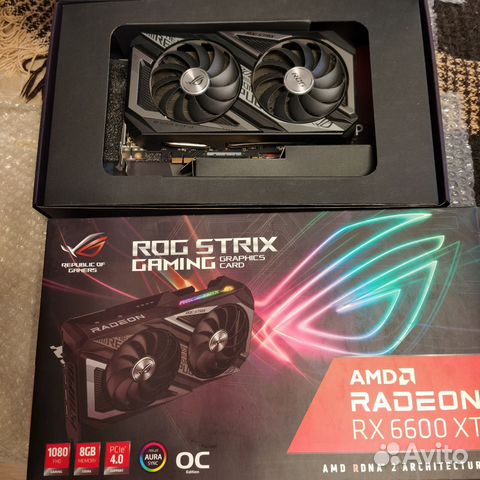 Asus AMD Radeon RX 6600 XT ROG Strix OC купить в Санкт-Петербурге ...