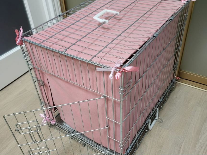 Клетка транспортер 45*45*60 для животных С чехлом