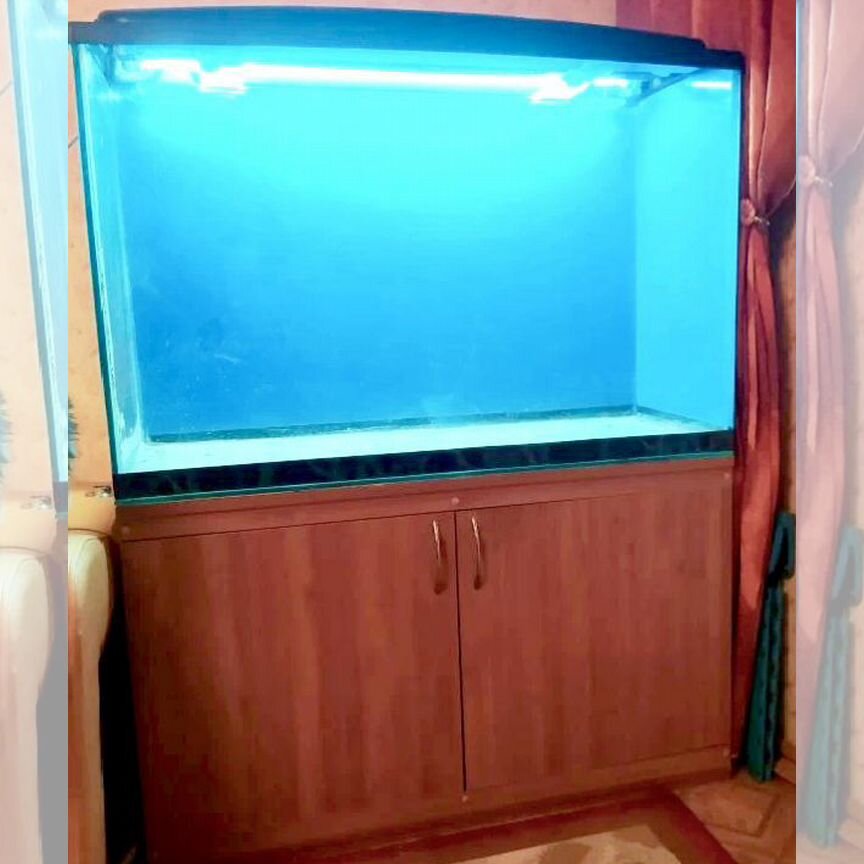 Аквариум 250 литров с тумбой