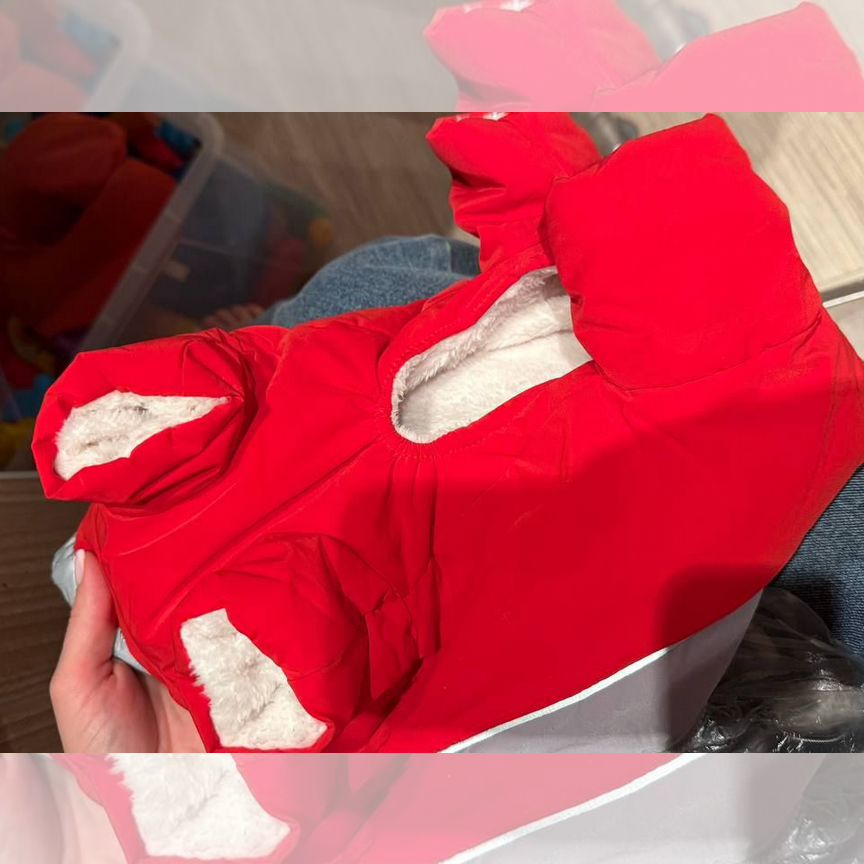 Пуховик зимний для собак кобель