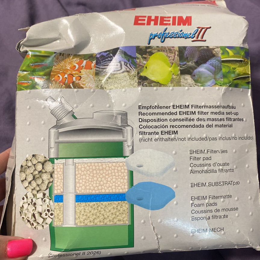 Eheim губка синтепон