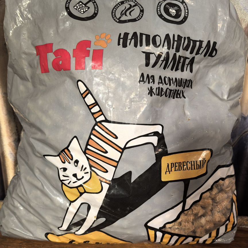 Кошачий наполнитель древесный