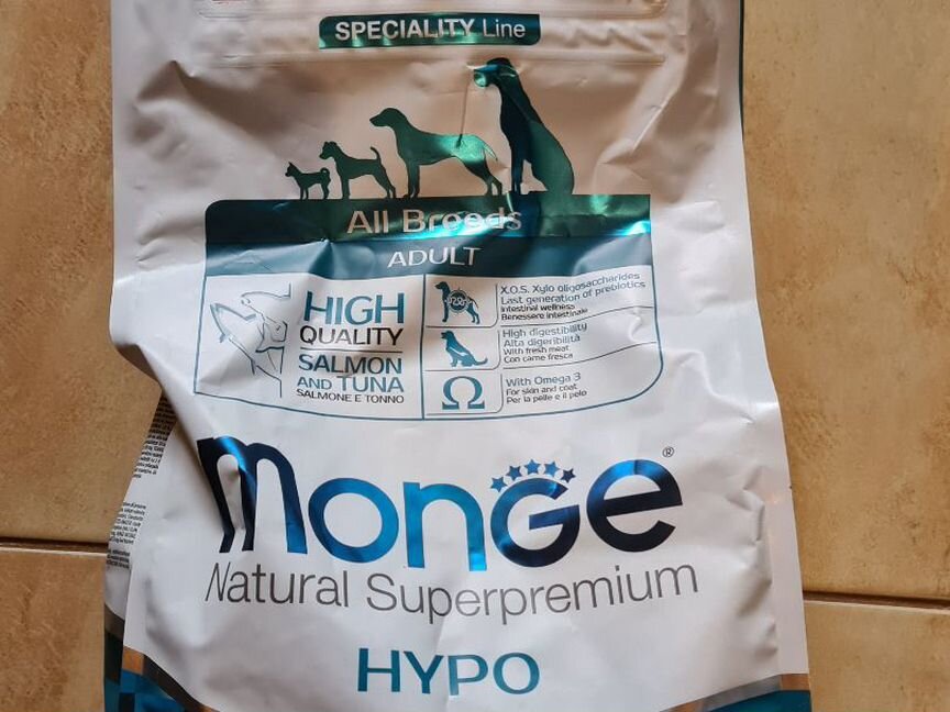 Корм для собак monge hypo 2.5кг