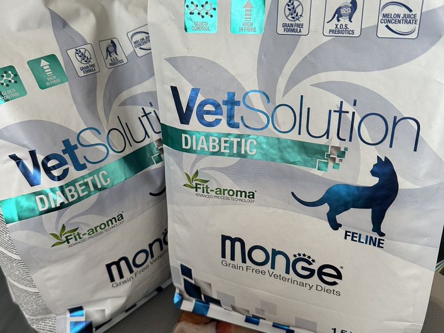 Корм для кошек monge 1.5 diabetic диабет сухой
