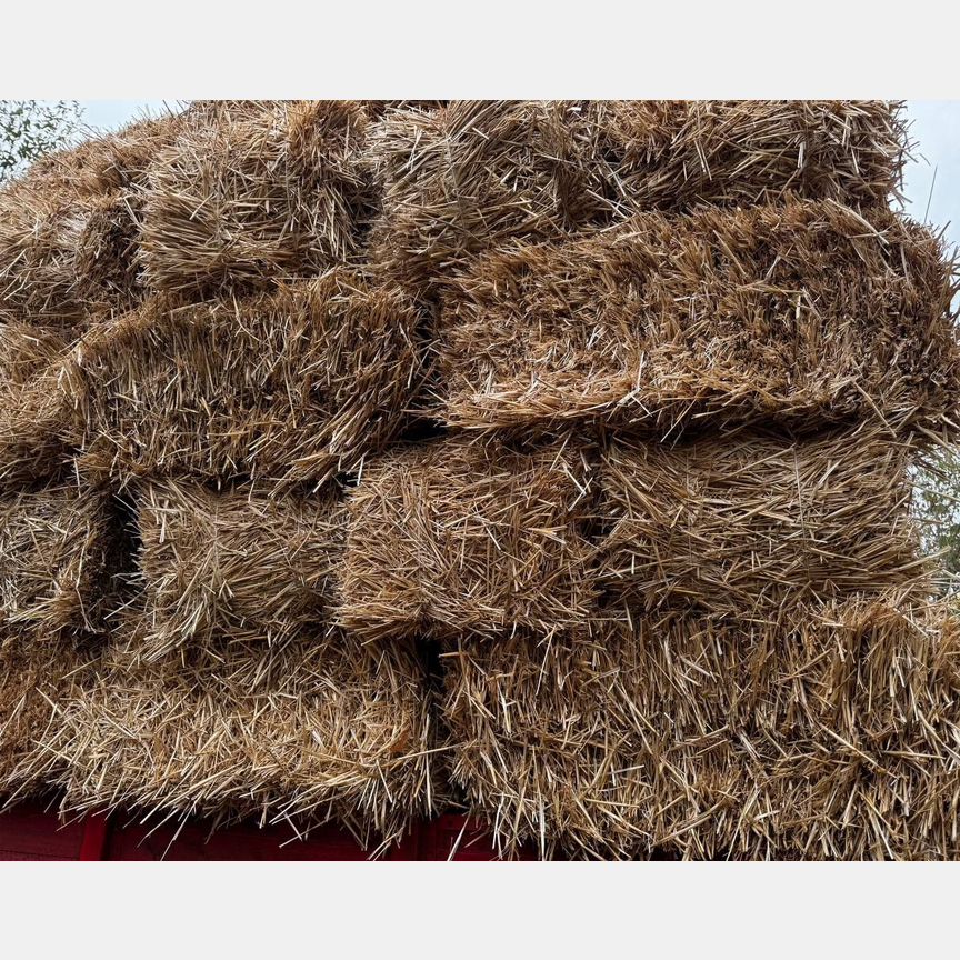 Солома в тюках пшеничная