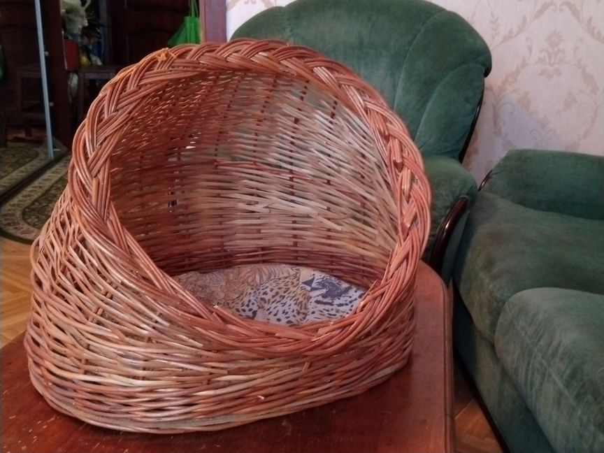 Домик корзинка для кошки