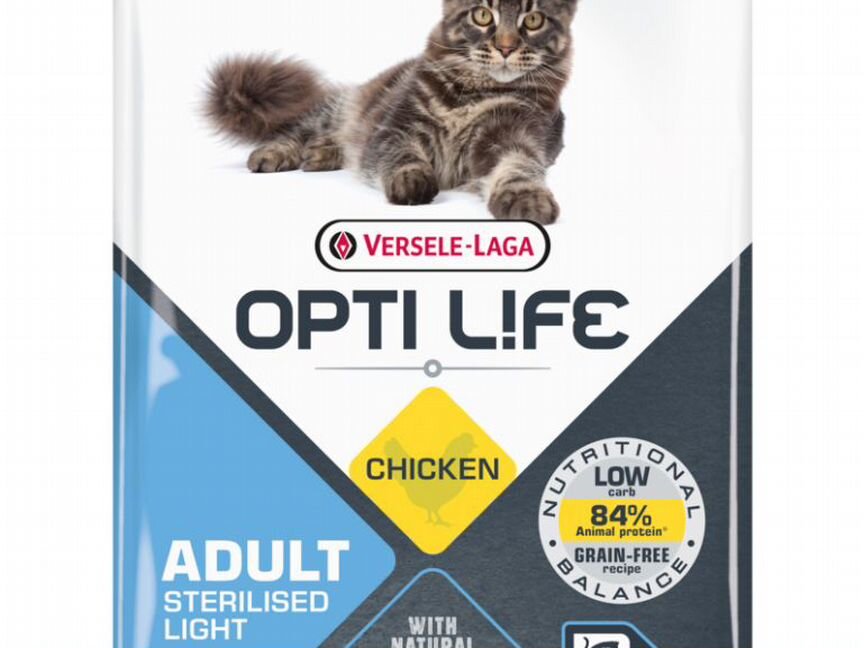 Versele-Laga Opti Life Cat Sterilised Light 1кг