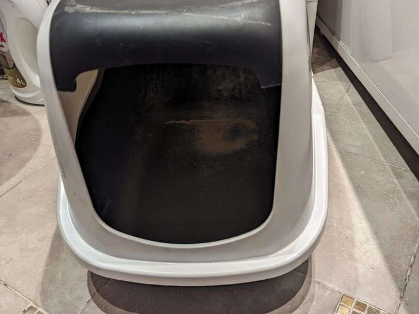 Лоток с крышкой туалет кошачий