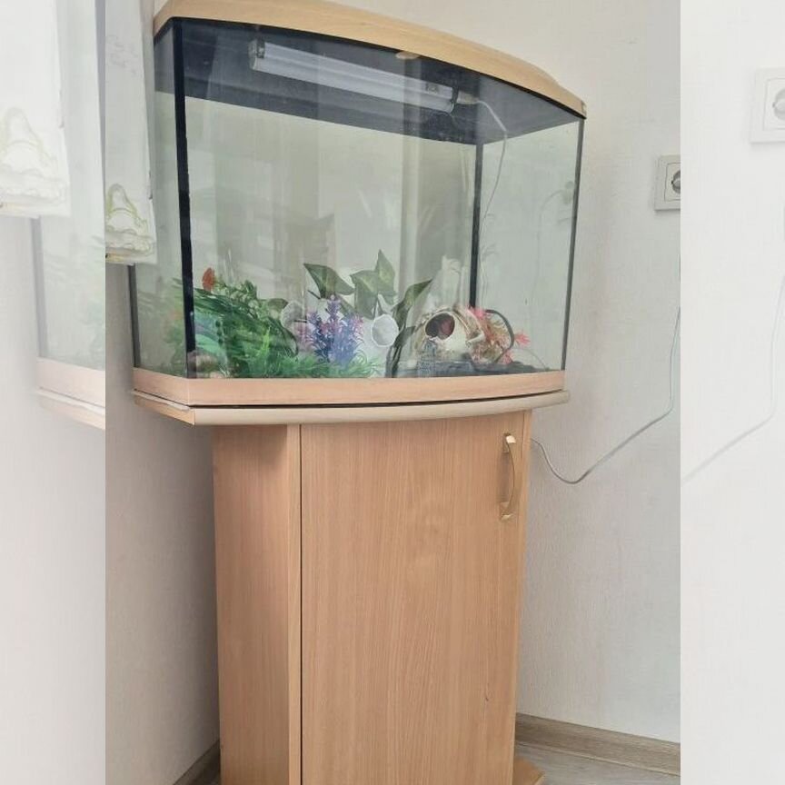 Аквариум с тумбой бу