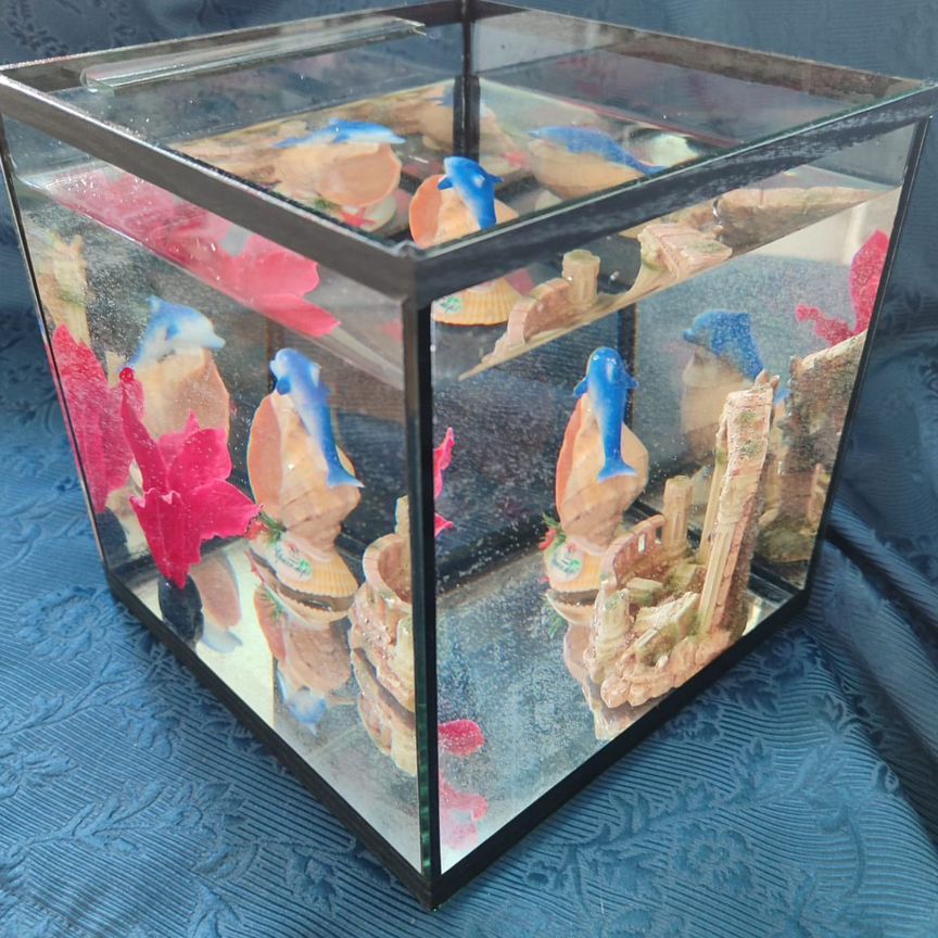 Аквариум для рыбок куб 15 л