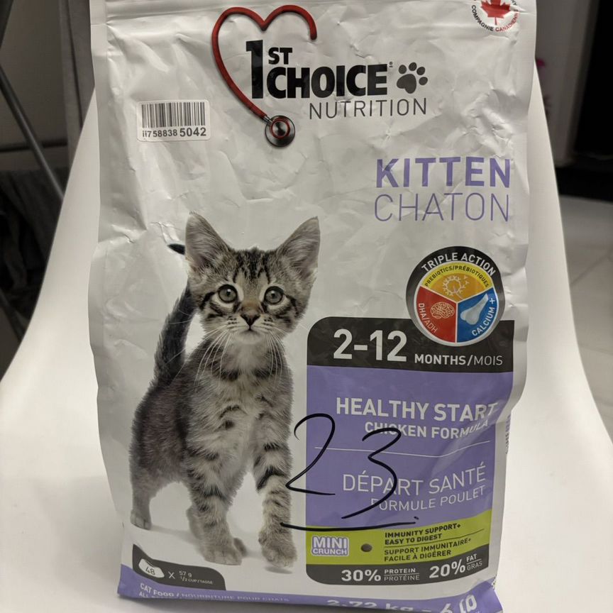 Корм 1st choice для котят