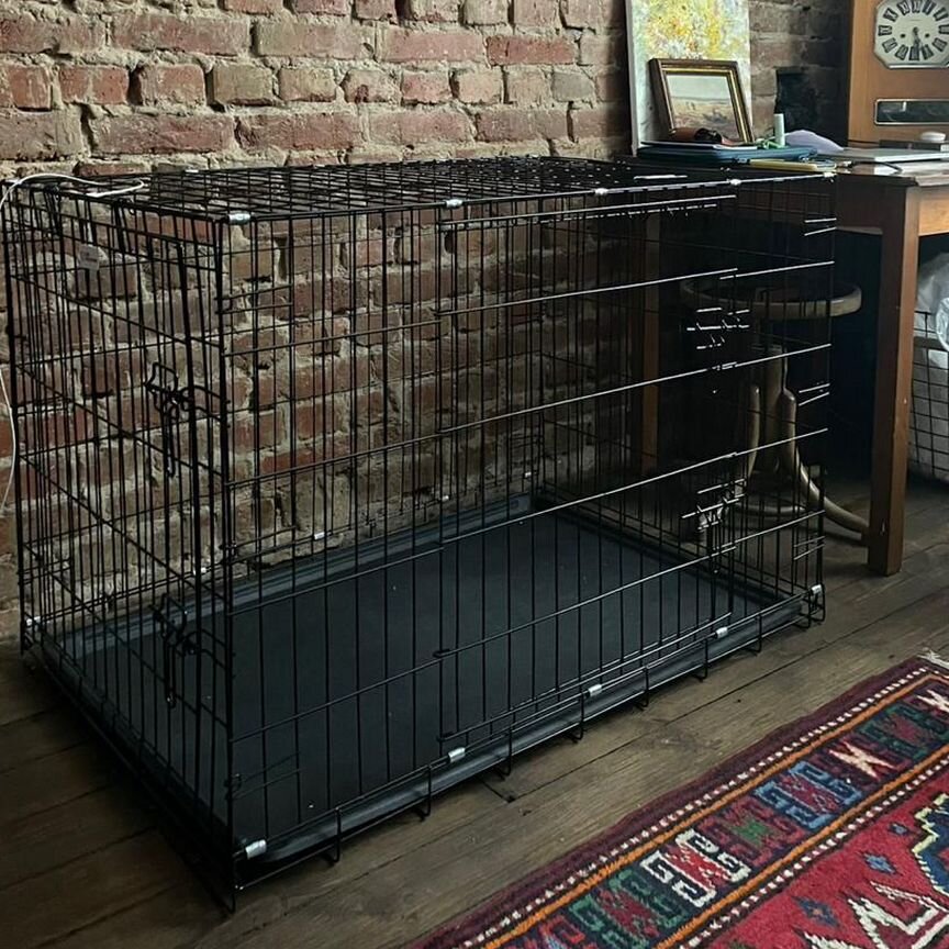 Клетка переноска для животных с поддоном из пласти