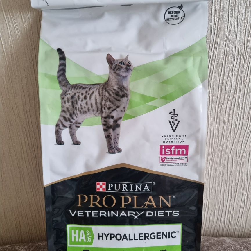 Сухой корм для кошек purina hypoallergenic 1.3kg