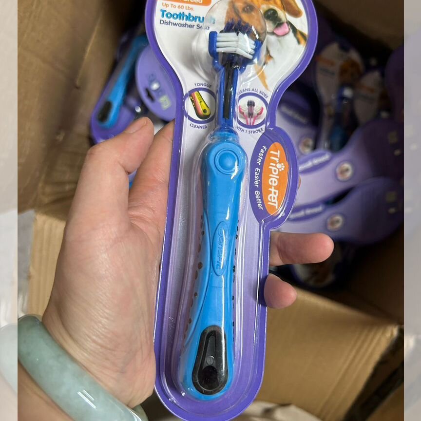 Зубная щетка для собак