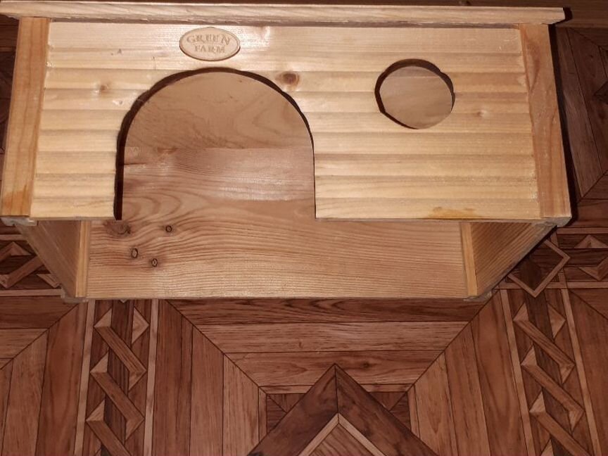 Домик для грызунов деревянный