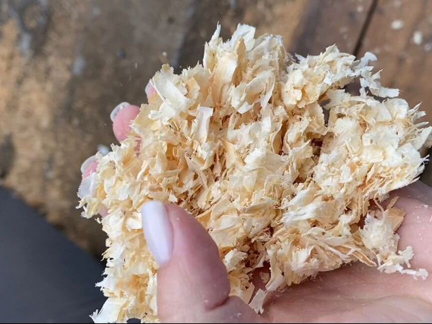 Сухая стружка в брикетах