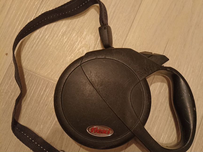 Поводок рулетка flexi, ошейник, шлейка