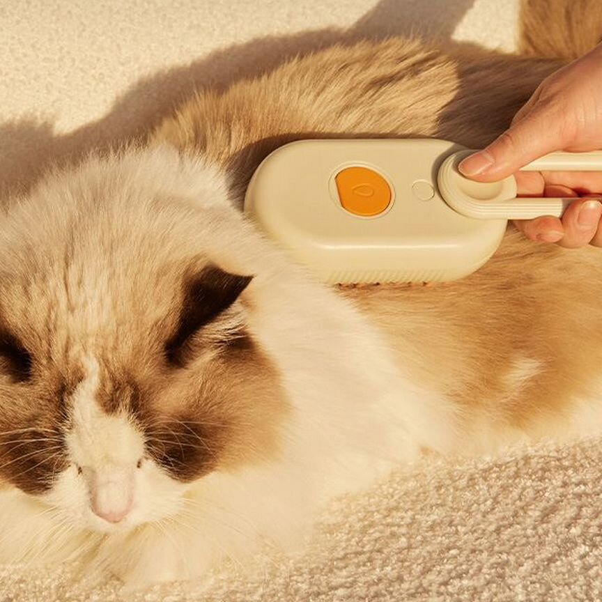 Щетка для ухода за животными Petop 3 в 1 с паровым