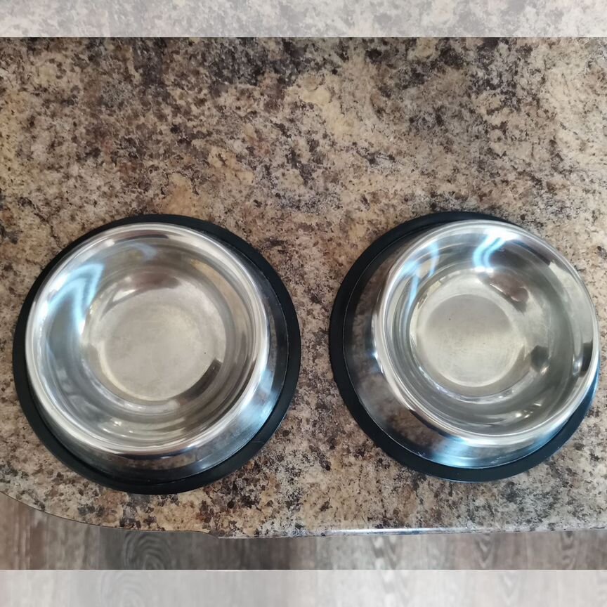 Миски нержавеющие для кошек и мелких пород собак