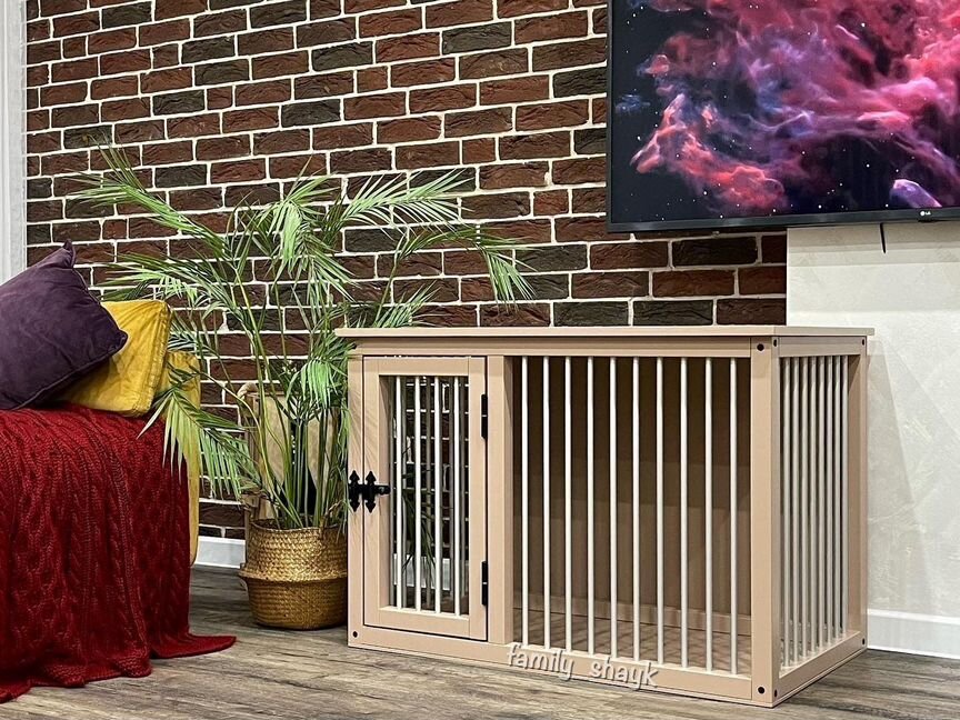 Интерьерная клетка для собак