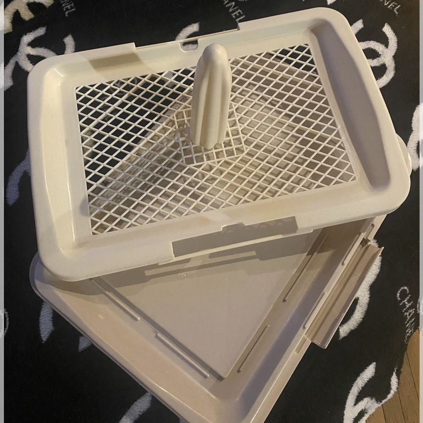 Лоток туалет для собак со столбиком