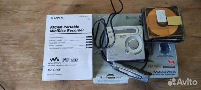 Плеер Minidisc Sony MZ-G755 с радио модулем купить в Москве ...