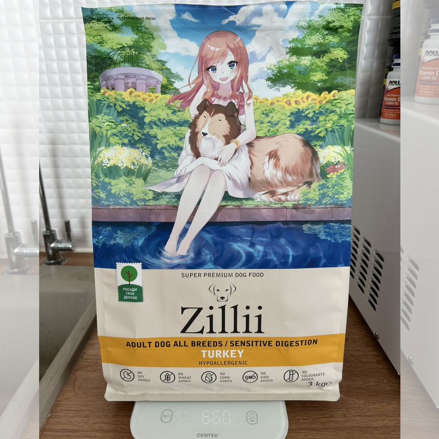 Сухой корм для собак Zilli