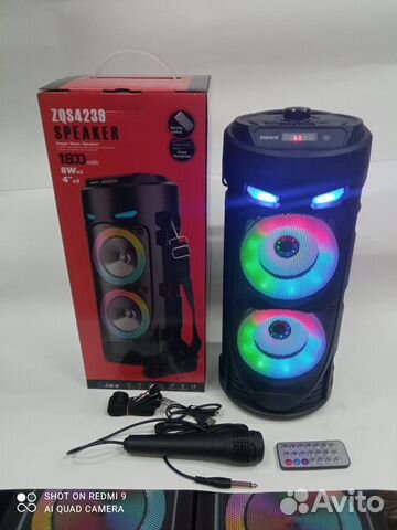 Портативная Blutooth колонка ZQS-4239 купить в Москве | Электроника | Авито