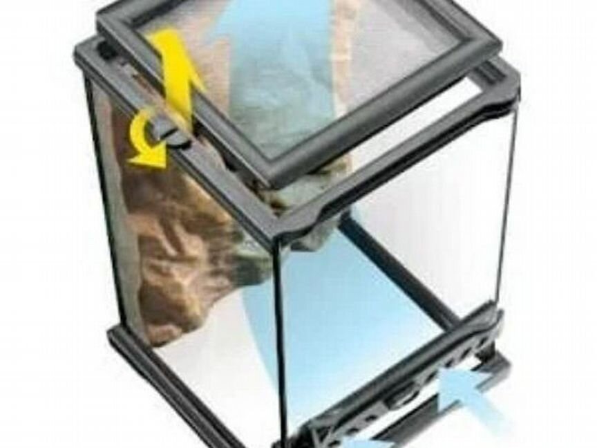 Террариум стеклянный Exo-Terra 30х30х30см