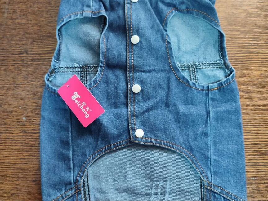 Джинсовая курточка для собаки