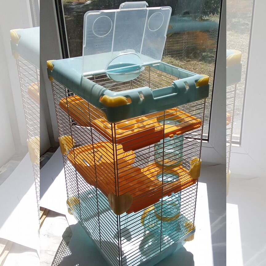 Клетка для мелких животных triol 42x27x20cm