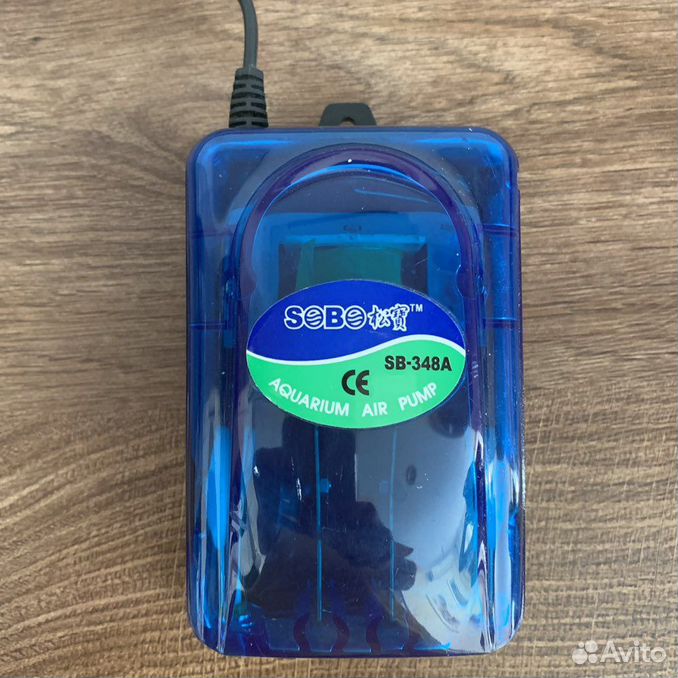 Компрессор sobo для аквариума SB-348A, 2 канала