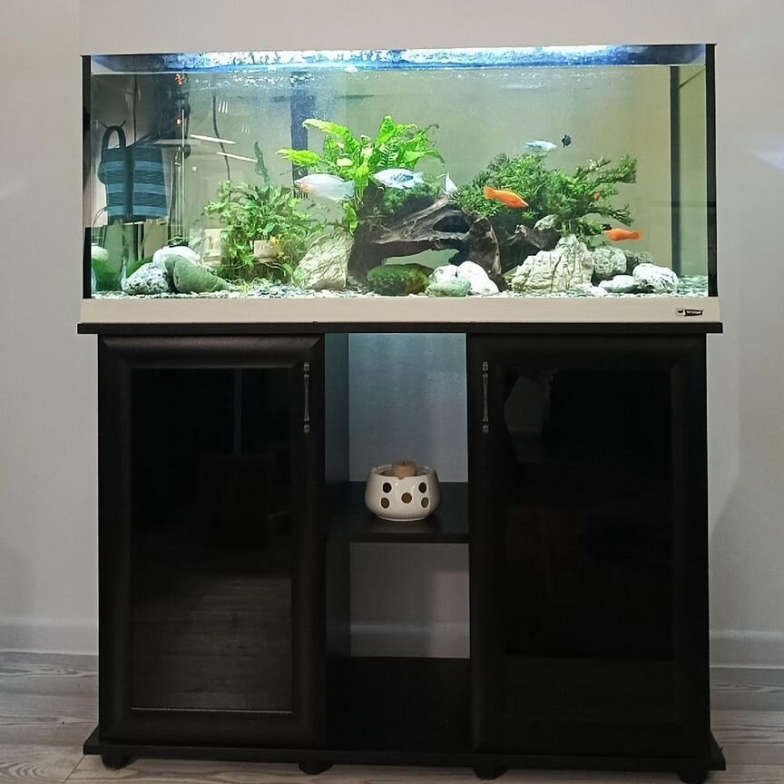 Тумба, Аквариум Ferplast dubai 100 (190л)