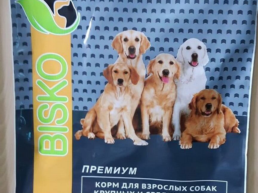 Корм Биско премиум для собак с индейкой и рисом