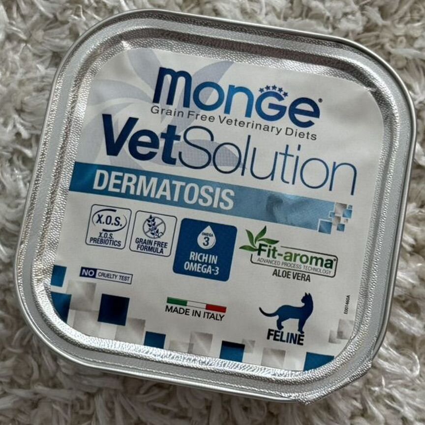 Влажный корм для кошек Monge Dermatosis