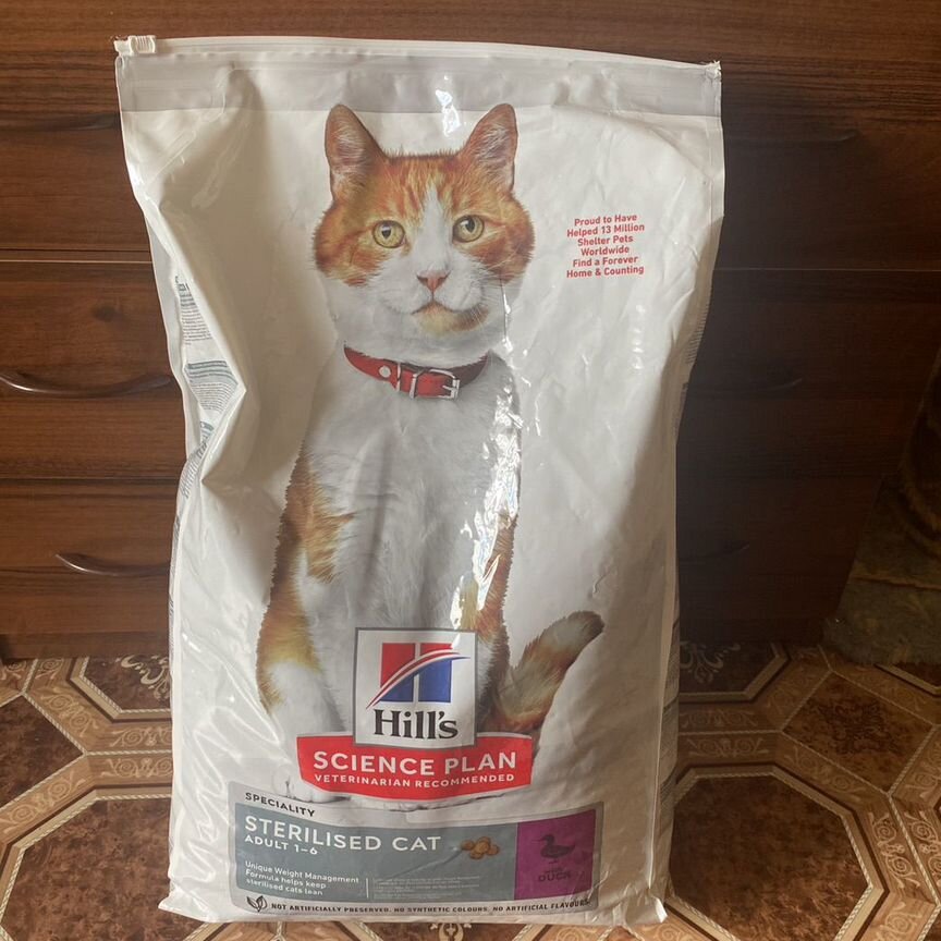 Корм для стерилизованных кошек hill's