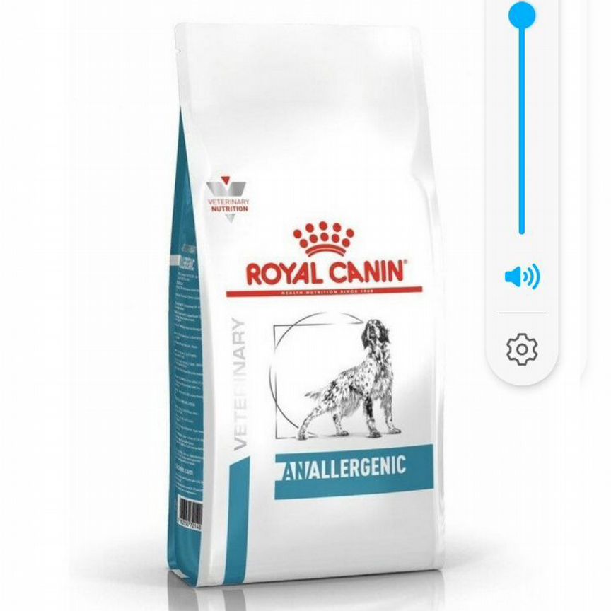 Корм для собак Royal canin Anallergenic 8кг/3кг FR