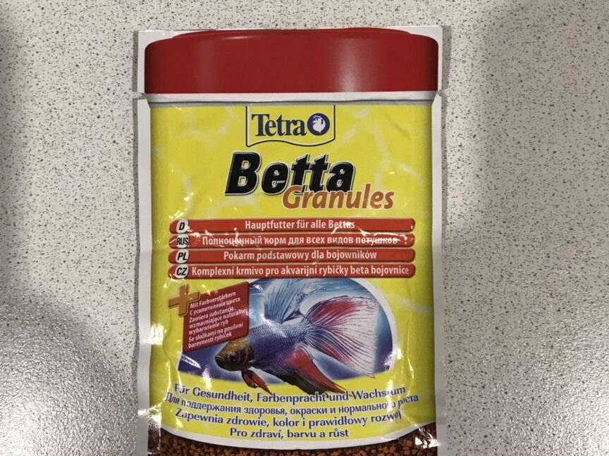 Корм для декоративных рыбок (петушков)