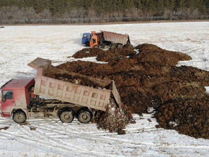 Помет куриный, переработанный с растительной подст