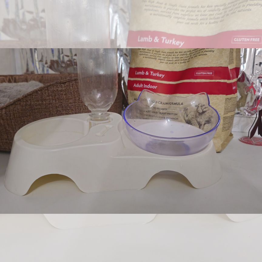 Миска с автопоилкой