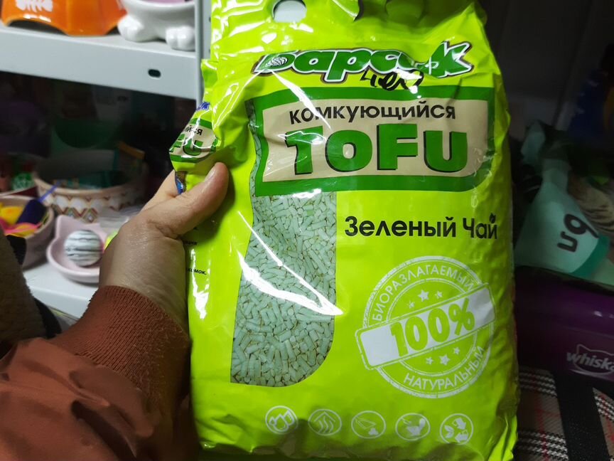 Наполнитель для кошек, тофу, Cat step, Барсик