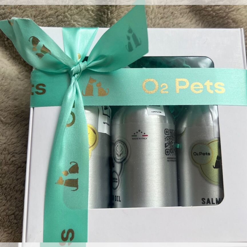 O2 Pets набор с маслами для собак кошек O2Pets