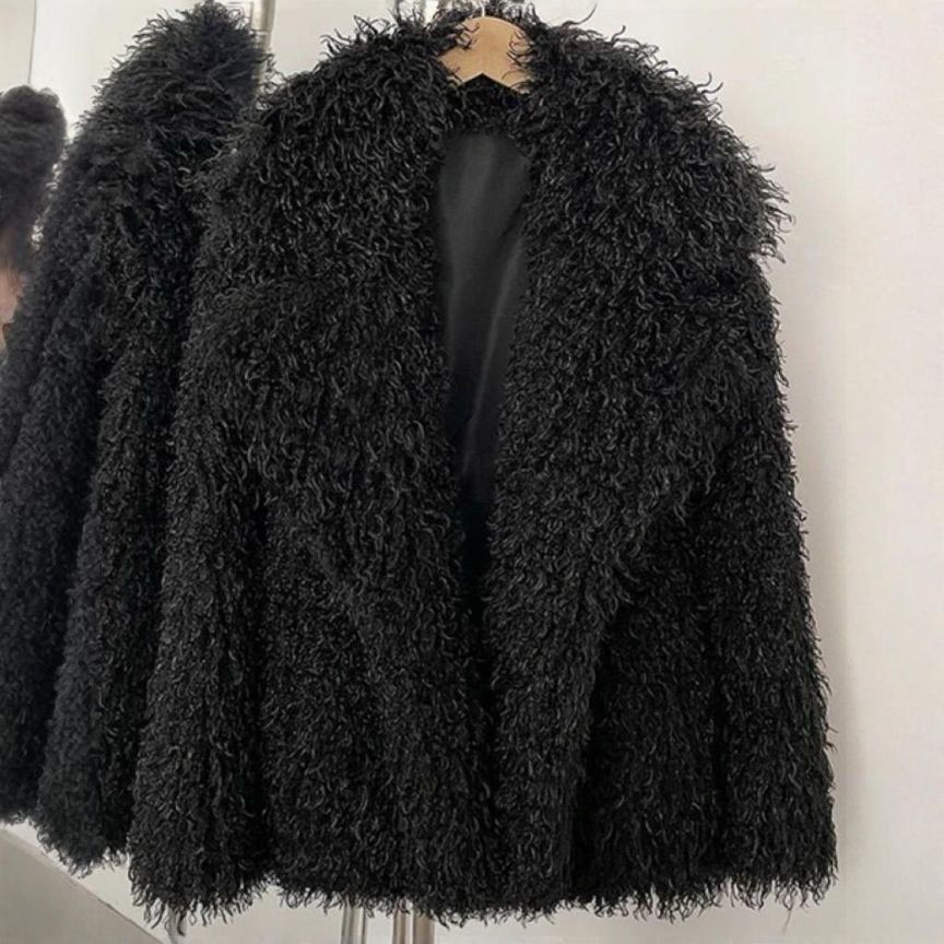 Шуба под альпаку vintage