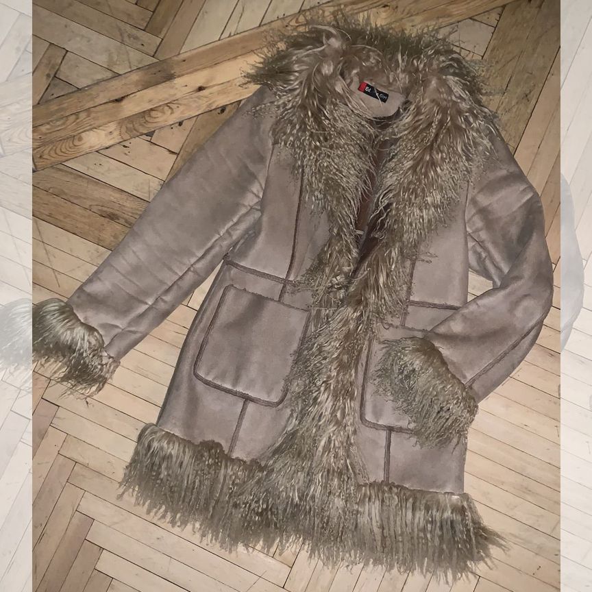 Винтажная афганская дубленка