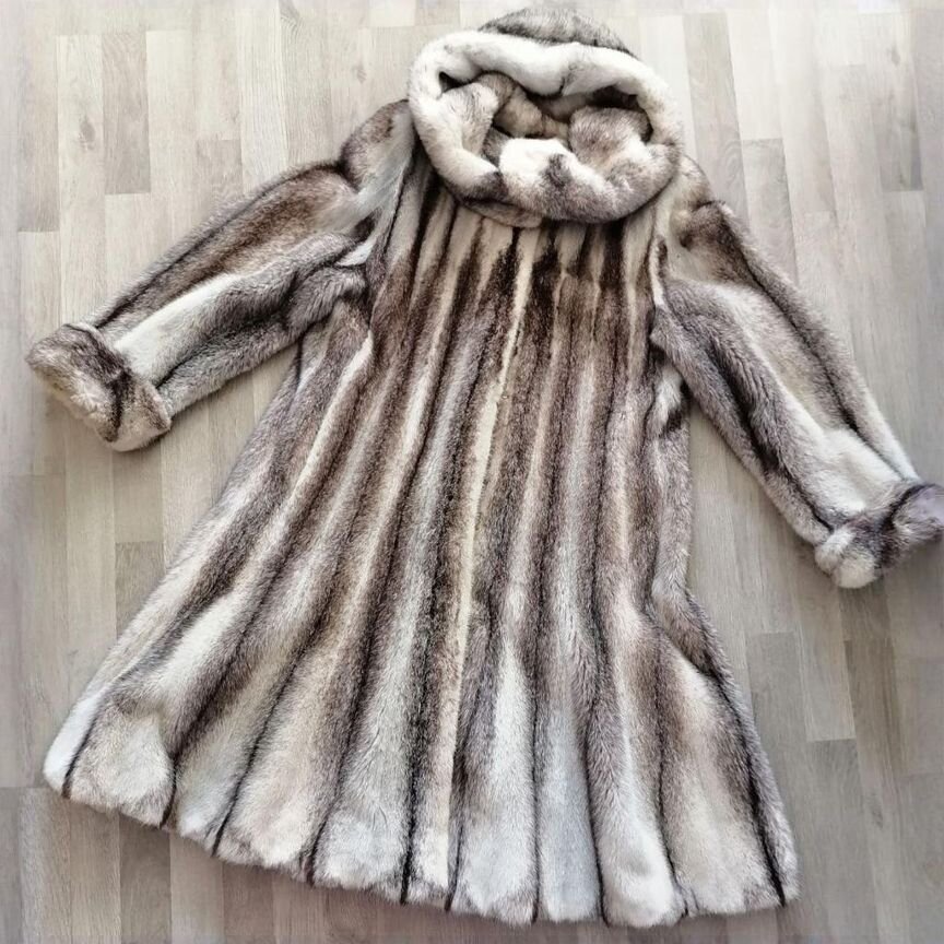 Шуба норка Греция Nafa капюшоном 46-48