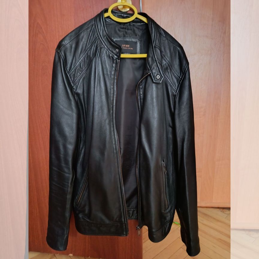 Кожаная куртка мужская