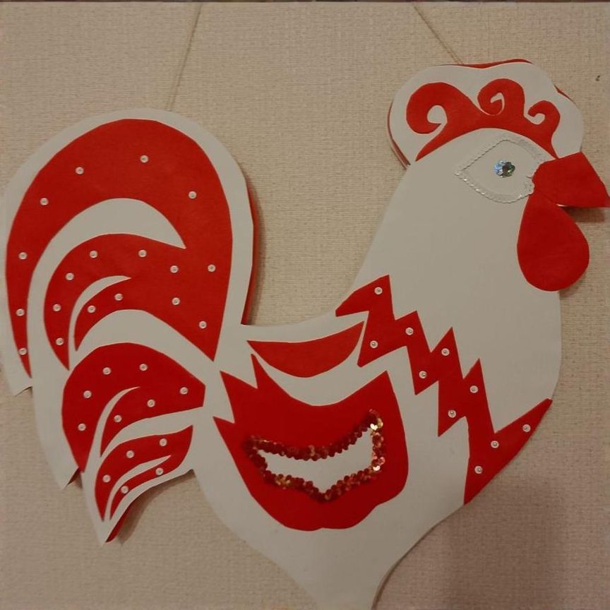 Ирушка «Петушок» в современном русском стиле